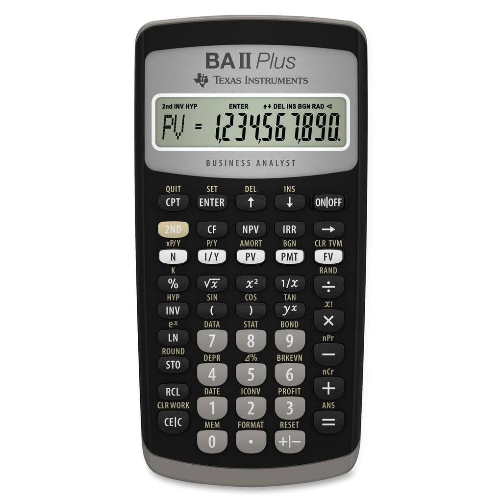 Texas Instruments BA II Plus Financial Calculator – 1800Calculators.com